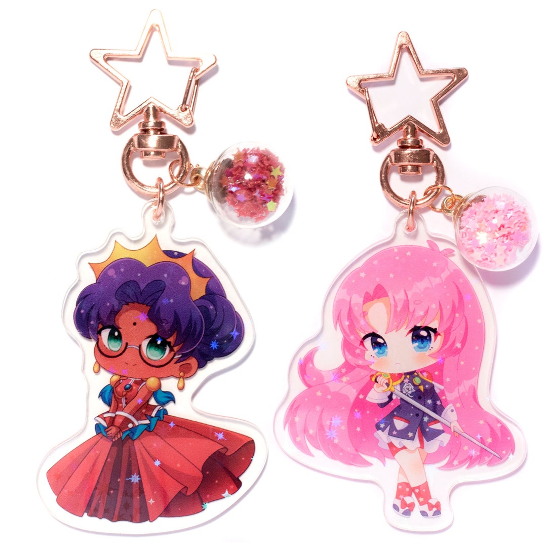 Revolutionary Girl Utena Acrylic Holographic Keychains - Etsy