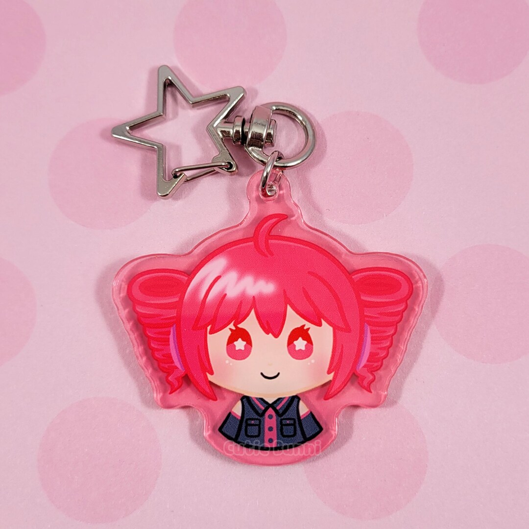 Teto Kasane Acrylic Charm Keychain - Etsy