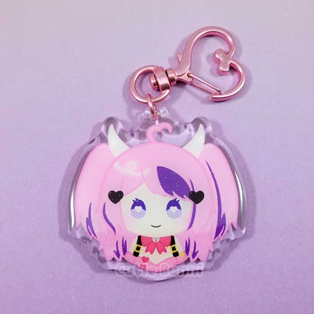Ironmouse Acrylic Charm Keychain - Etsy