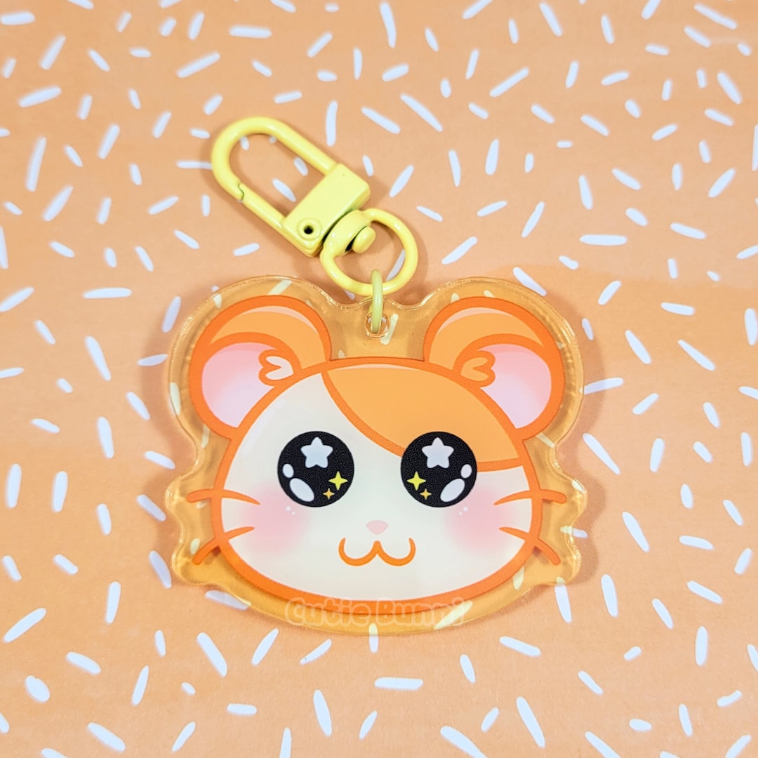 Hamtaro Hamster Acrylic Charm Keychain - Etsy