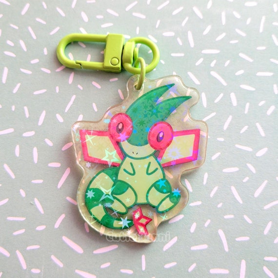 Flygon Acrylic Charm Keychain - Etsy