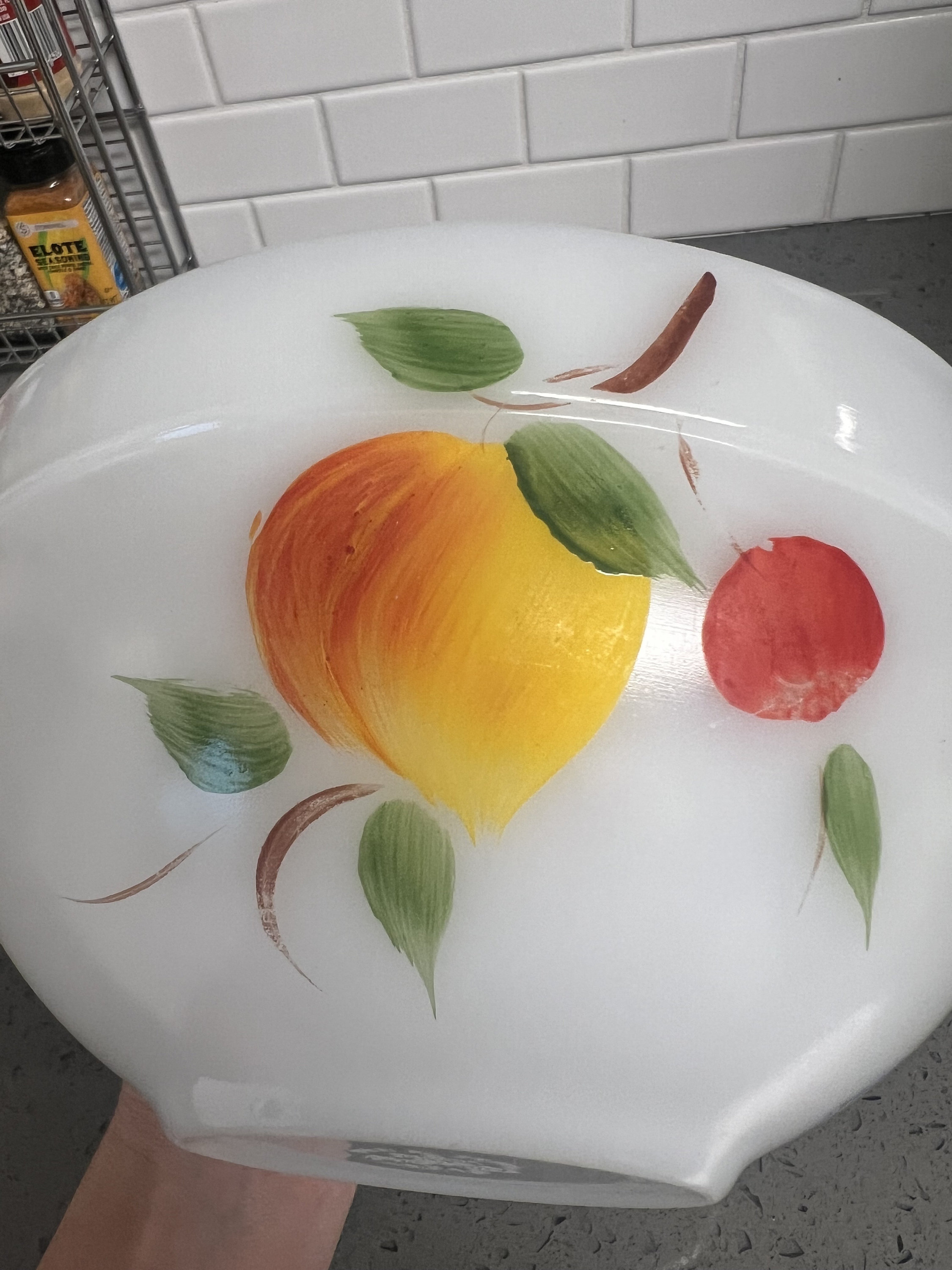 Fire King Gay Fad Fruit Bowl - Etsy