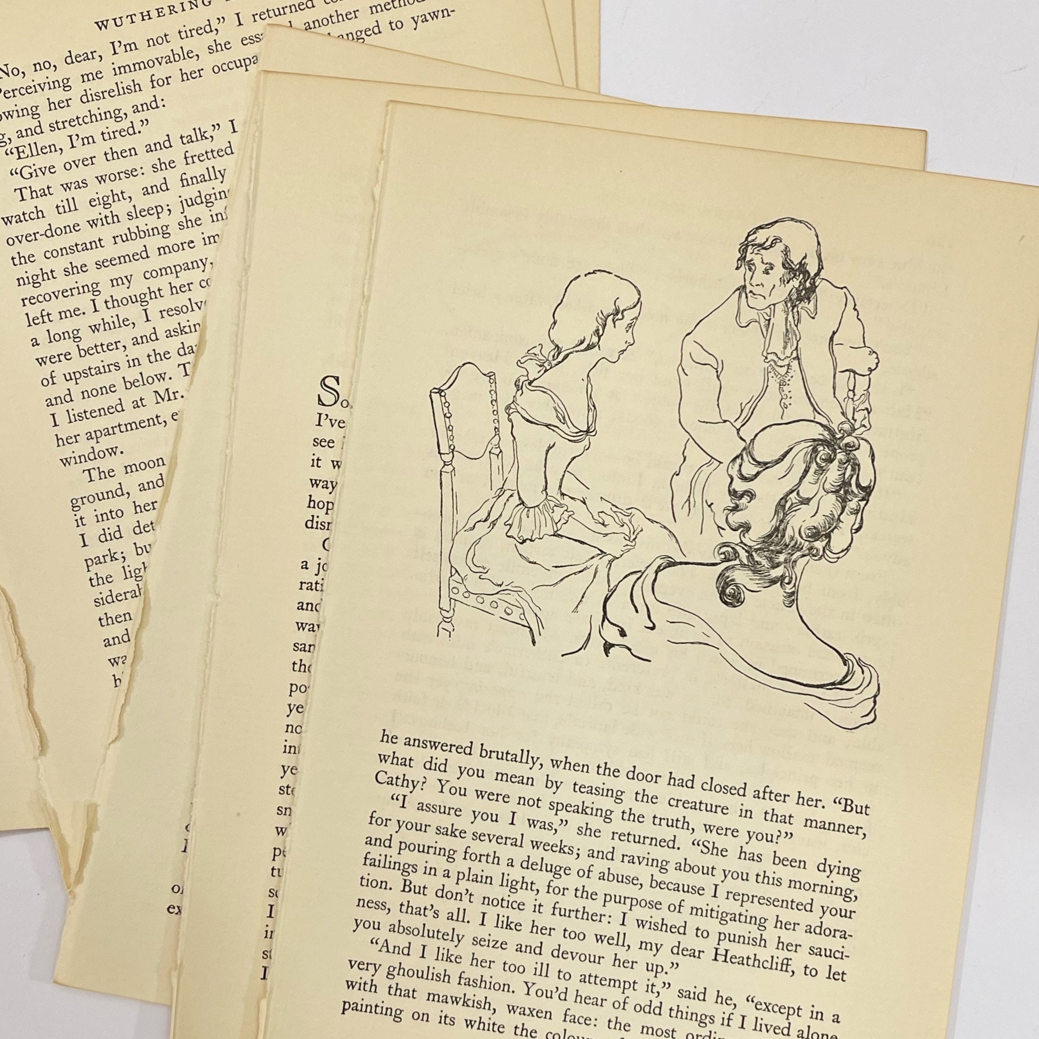 Wuthering Heights Book Page