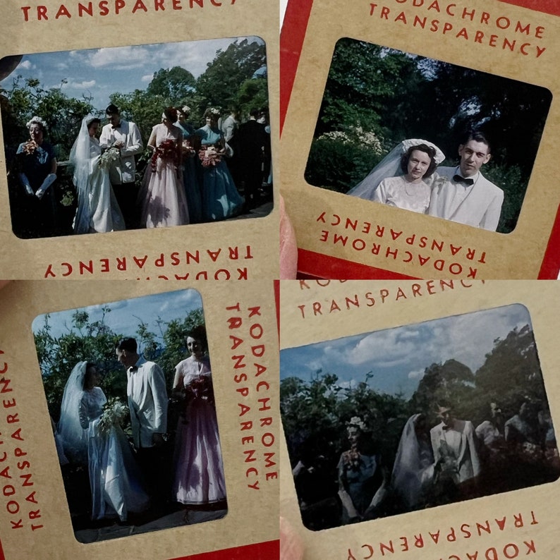 Set of 11 Vintage Kodachrome Transparency Slides. Red Border. - Etsy