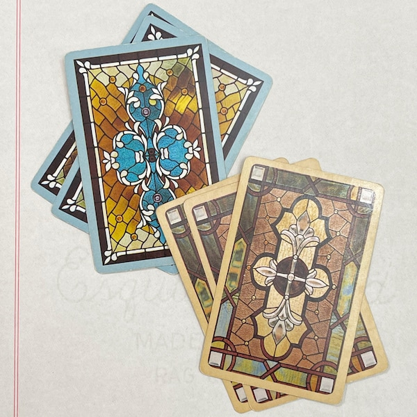 Stained Glass Playing Cards - Etsy