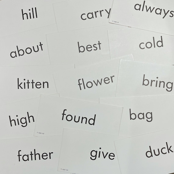 Set of 12 Word Flash Cards. School. Vocabulary. Junk Journal - Etsy