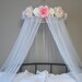 Custom Flower Canopy, Bed Canopy, Floral Canopy, Reading Canopy, Girl ...