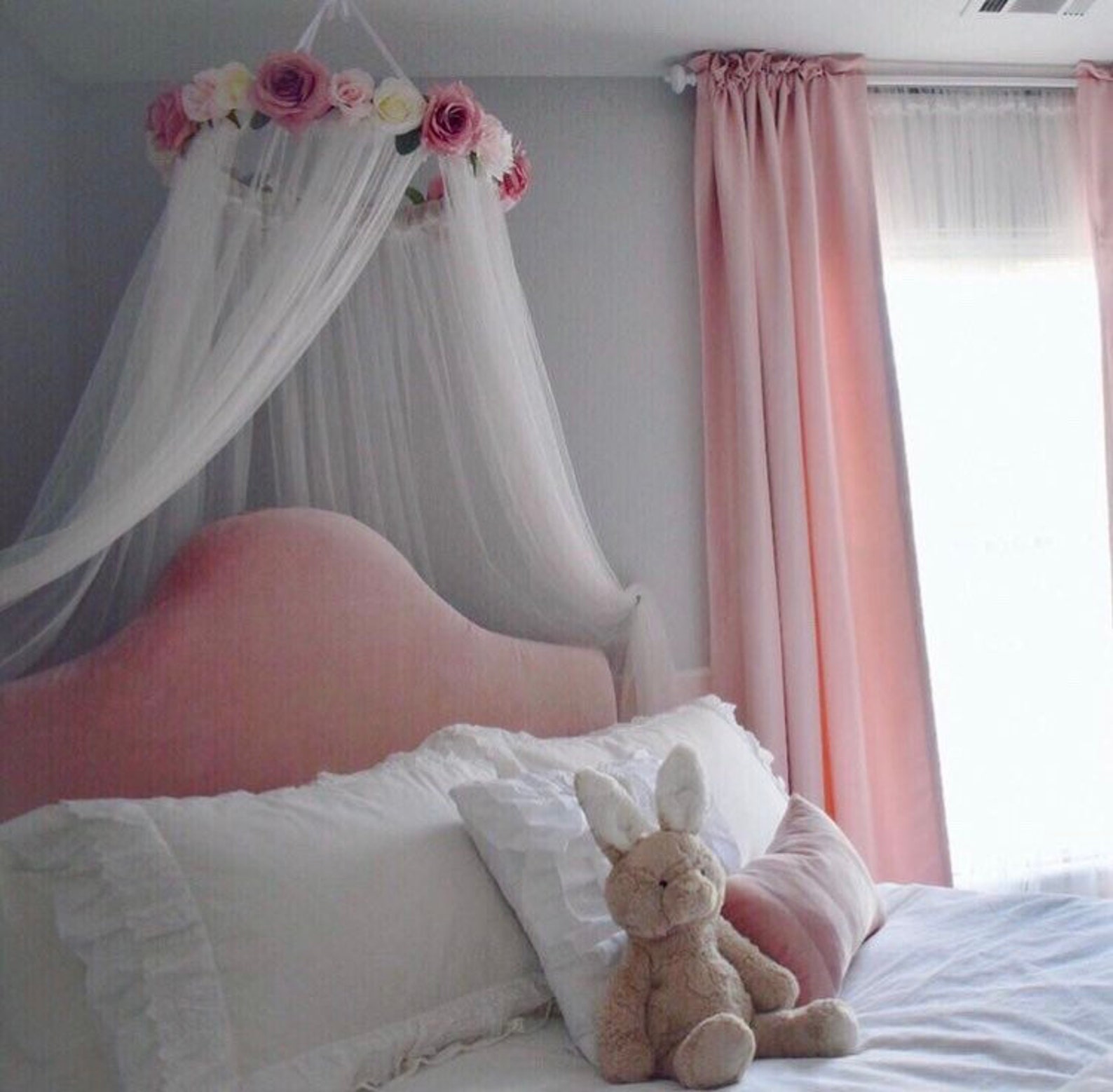 Custom Flower Canopy Bed Canopy Floral Canopy Reading | Etsy