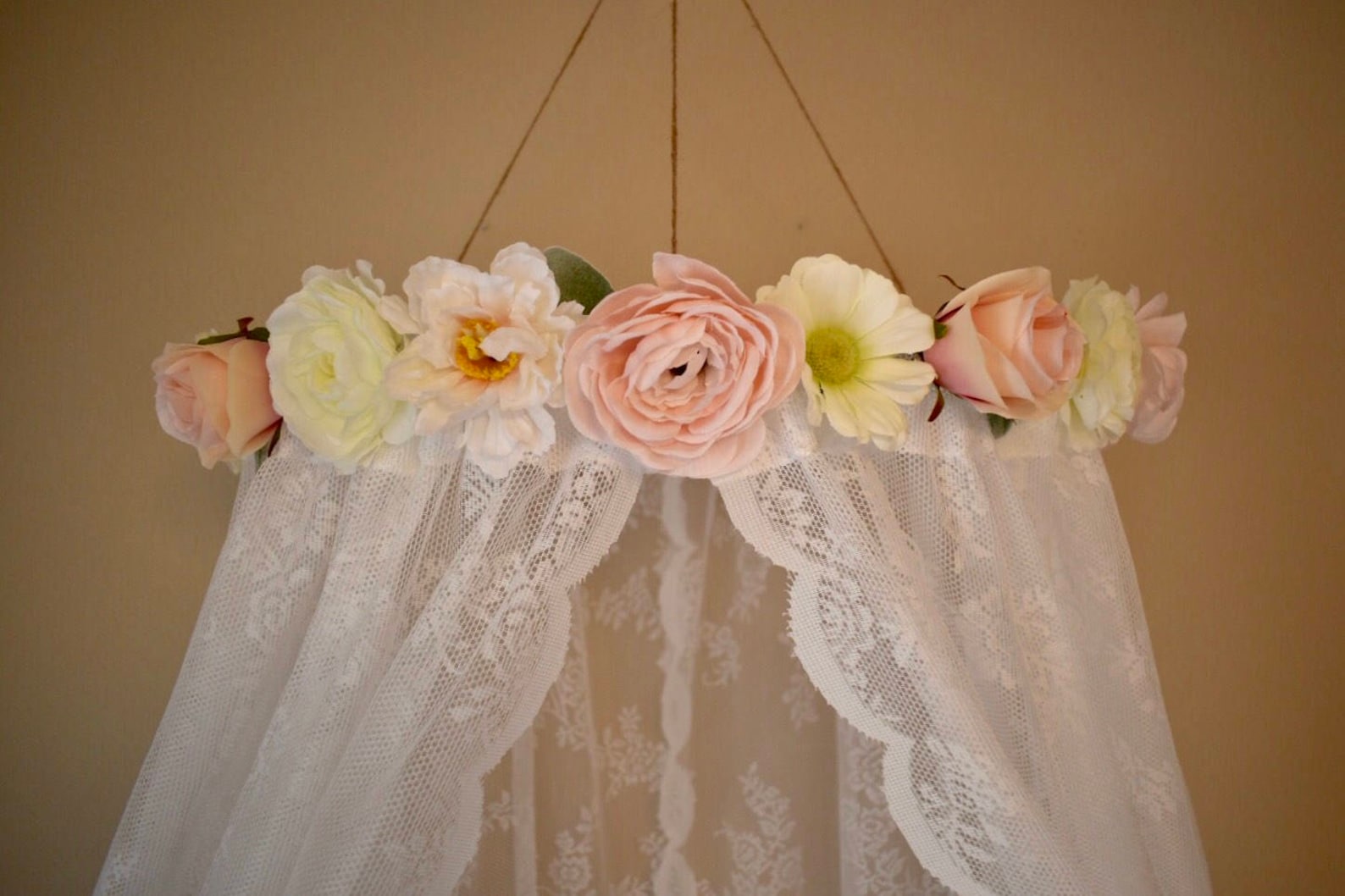 Custom Lace flower canopy flower canopy lace canopy canopy | Etsy