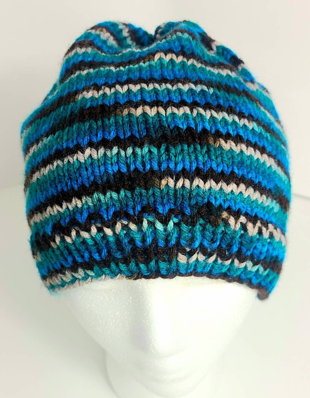 Ready to Ship! Multi Color Knit Beanie. Fits Teen to Small Adult - Etsy