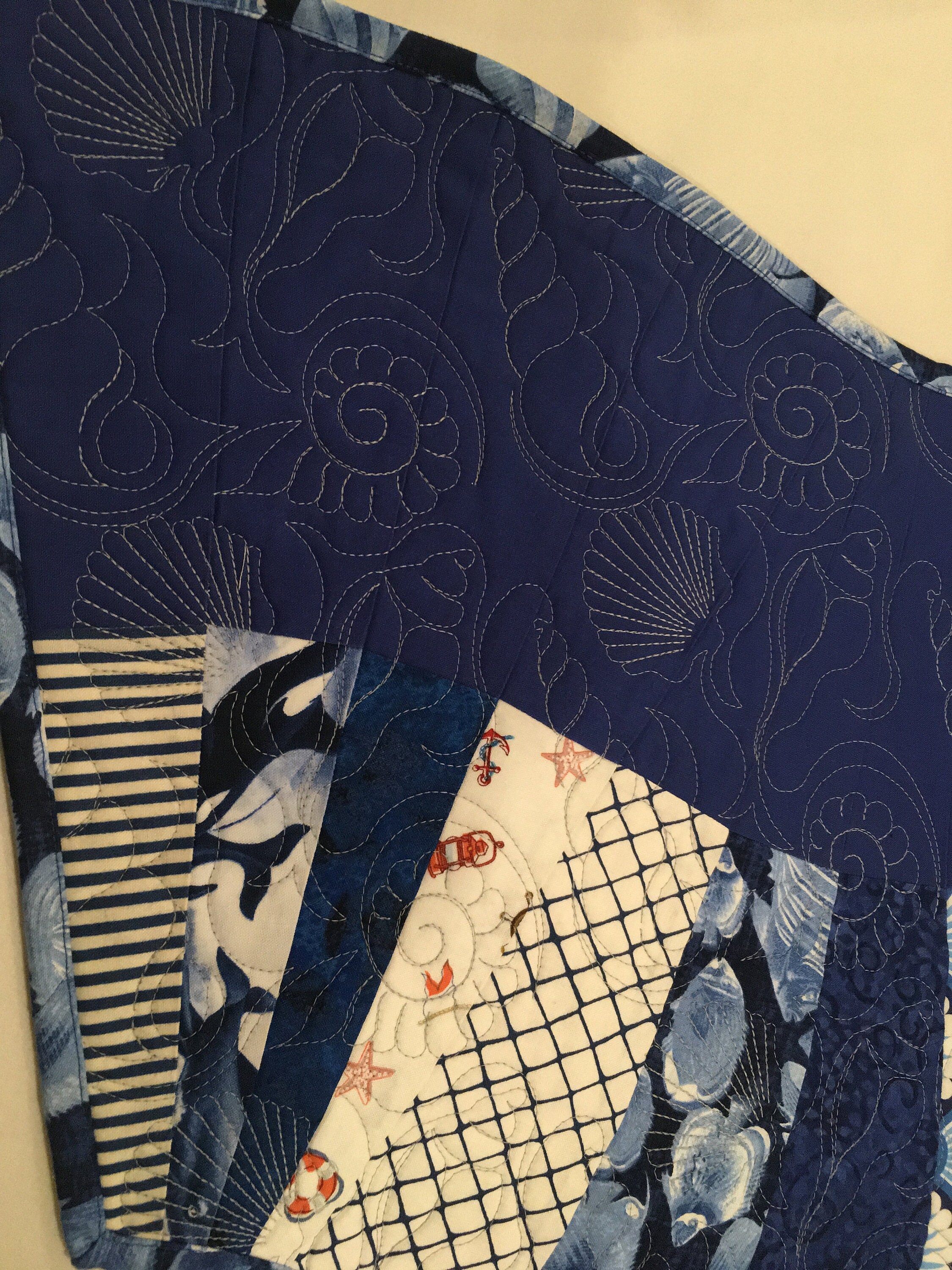 Ocean Wave Table Runner - Etsy