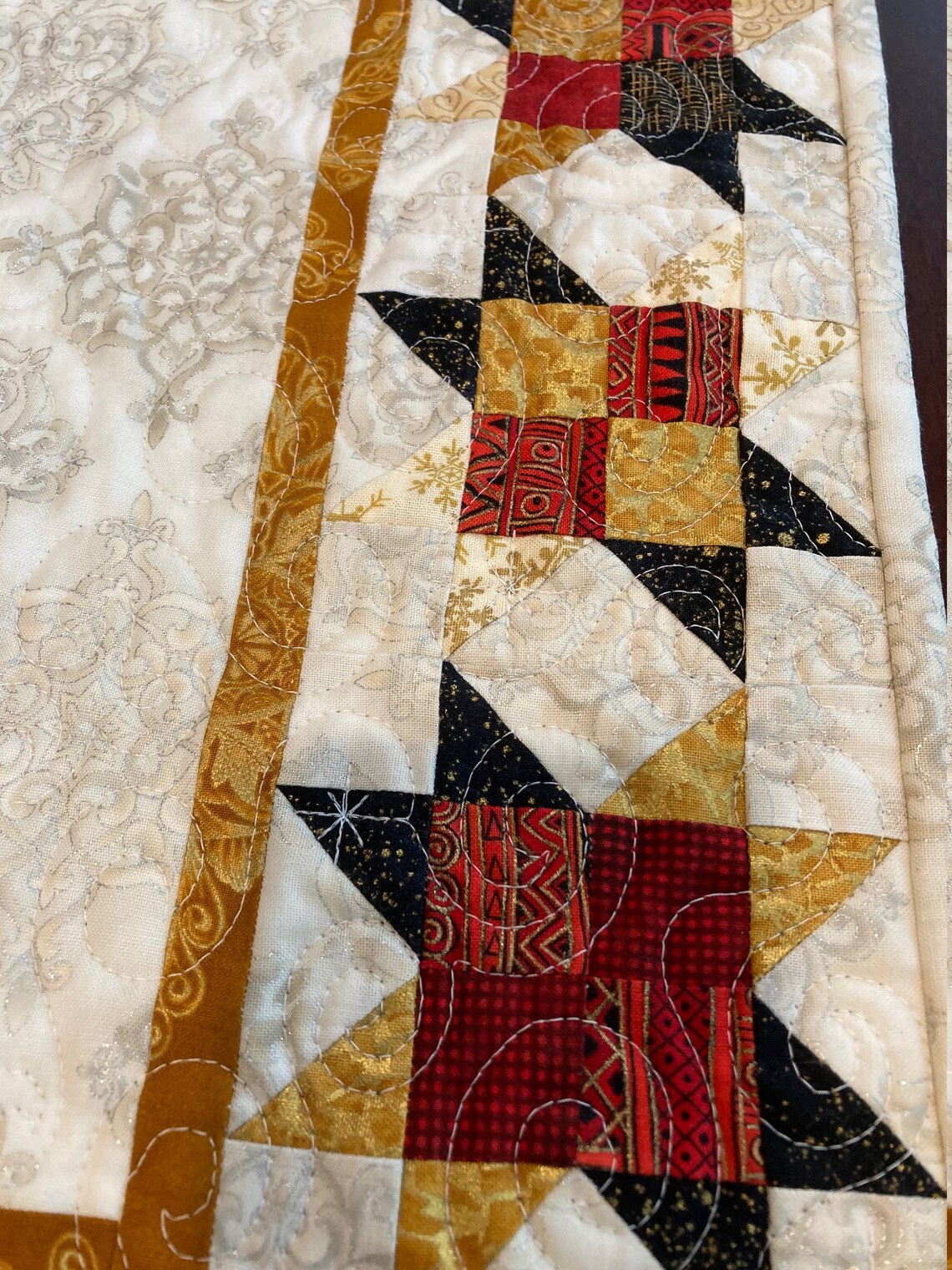 Elegant White Table Topper - Etsy