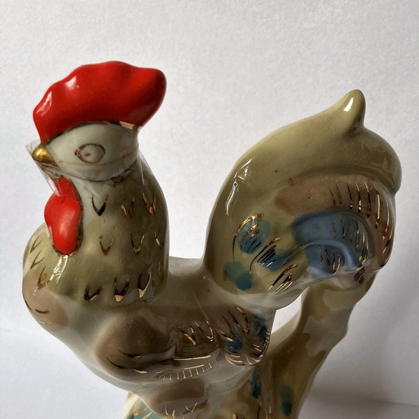 Rooster Figurine - Etsy