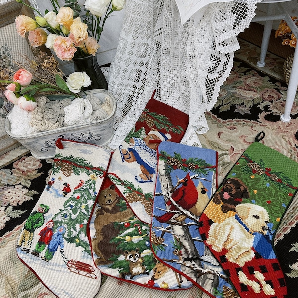 Needlepoint Stocking Kit - Etsy