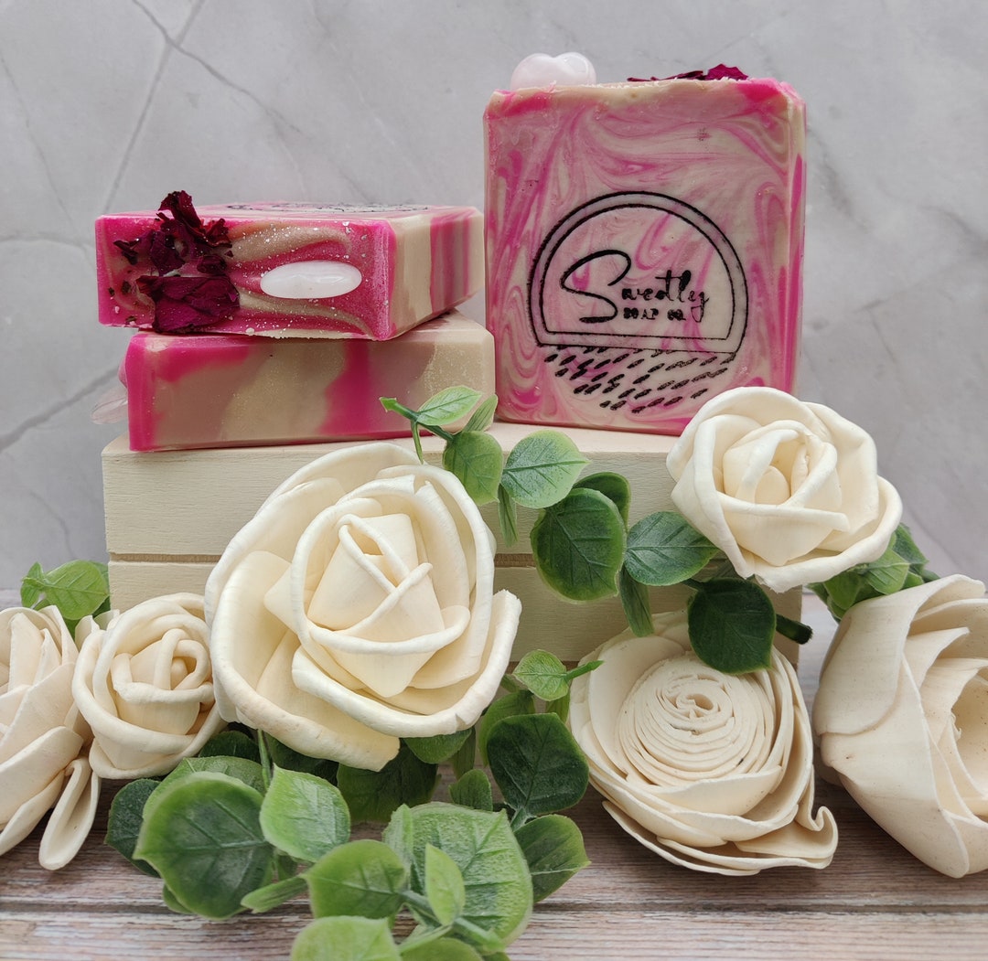 Rose Champagne Shea Butter Soap - Etsy