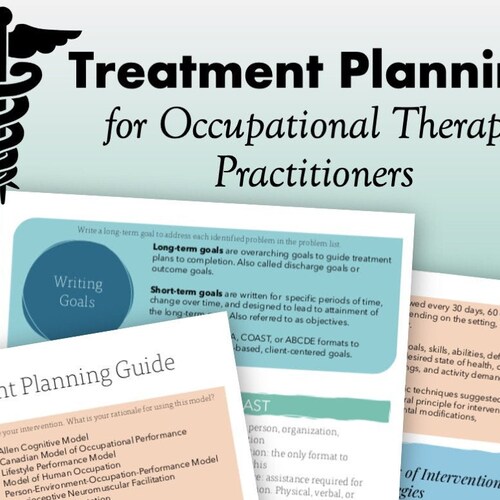 Treatment Planning for Occupational Therapist Practitioners - Etsy