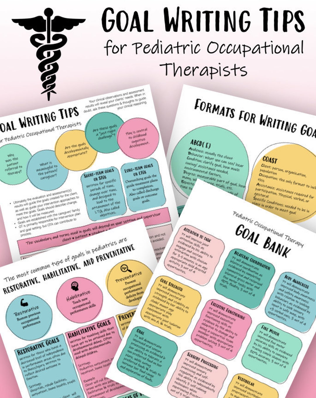 Goal Writing for Pediatric Occupational Therapists Tips, OT, Cota ...