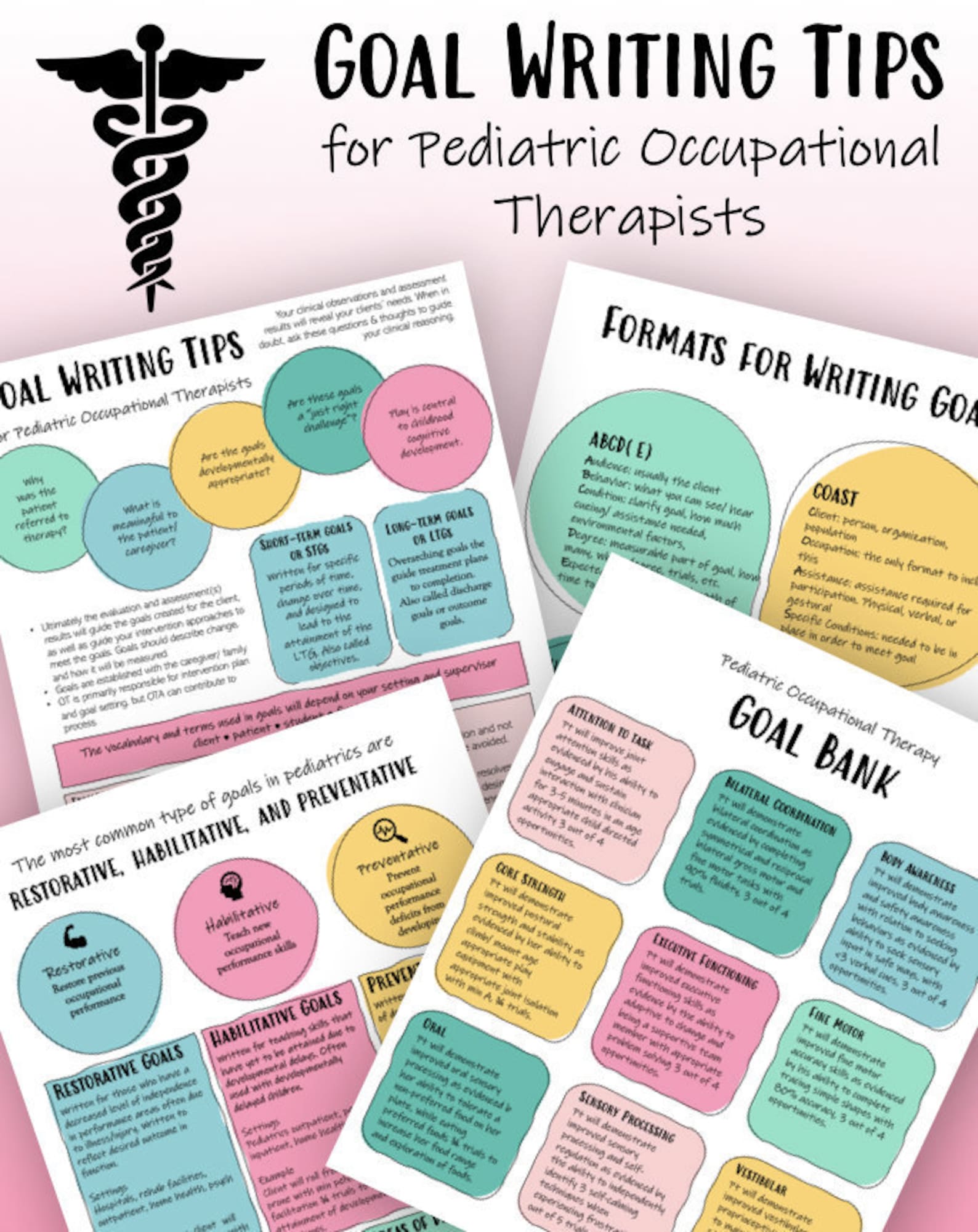 Goal Writing for Pediatric Occupational Therapists Tips, OT, Cota ...