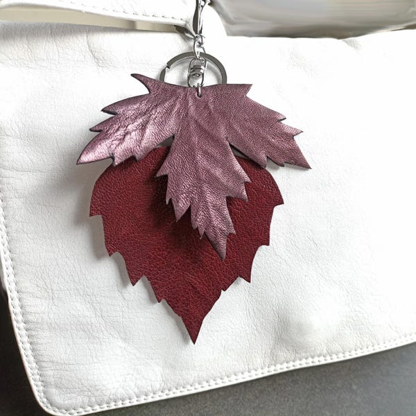 Leather Leaf Purse - Etsy