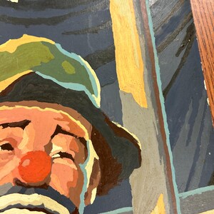 Vintage Sad Clown Paint by Number - Etsy