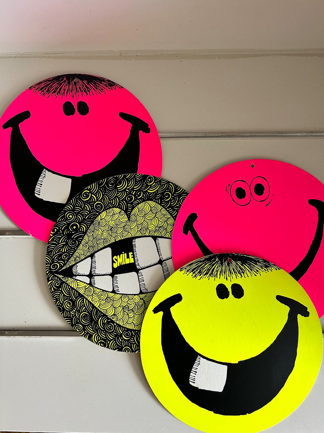 Vintage Smiley Face Cutouts - Etsy