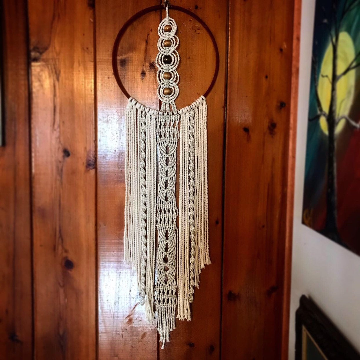 Macrame Round Wall Hanging - Etsy