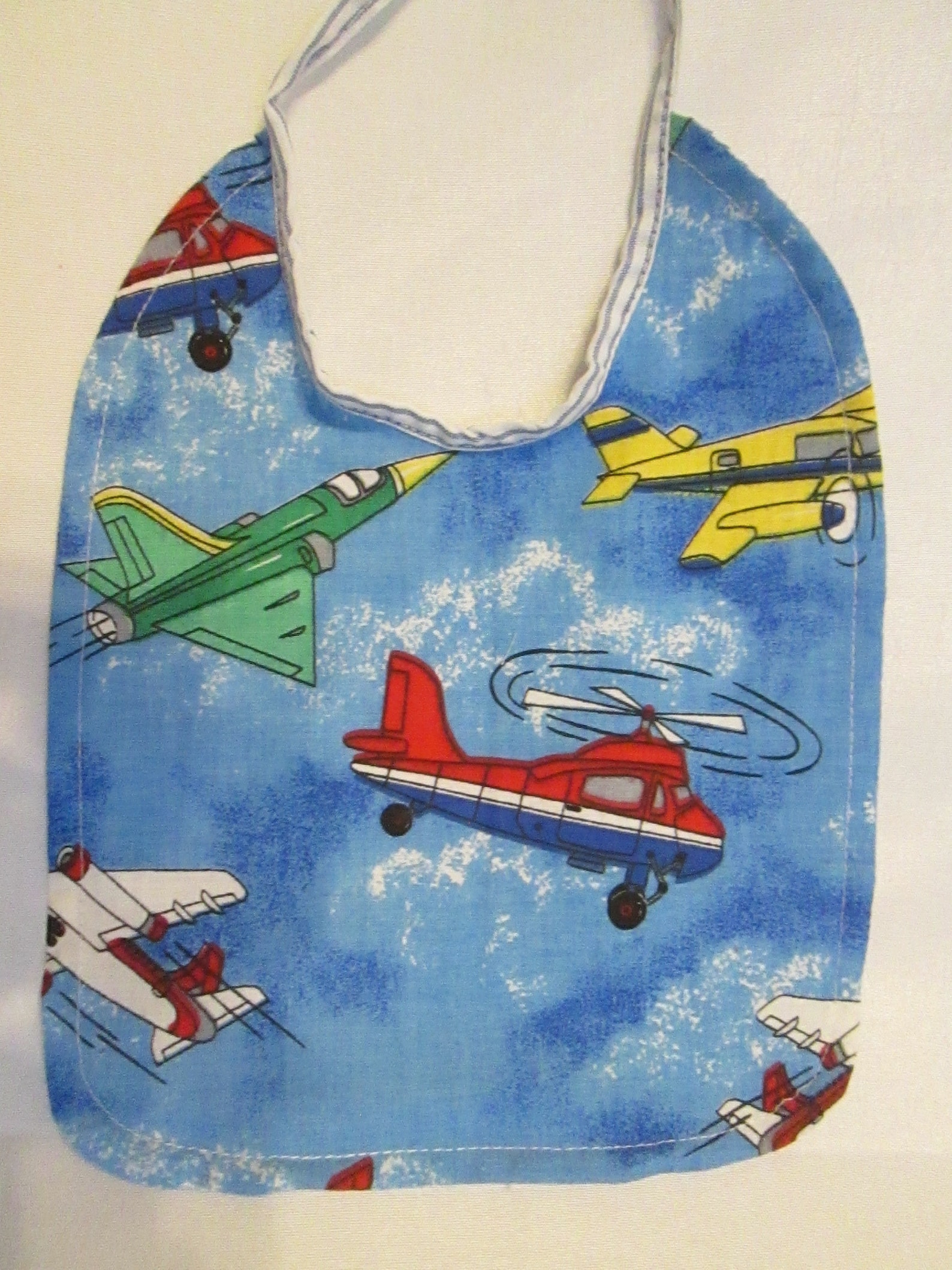 Jets, Planes, Helicopters! Reversible Baby Bib - Etsy