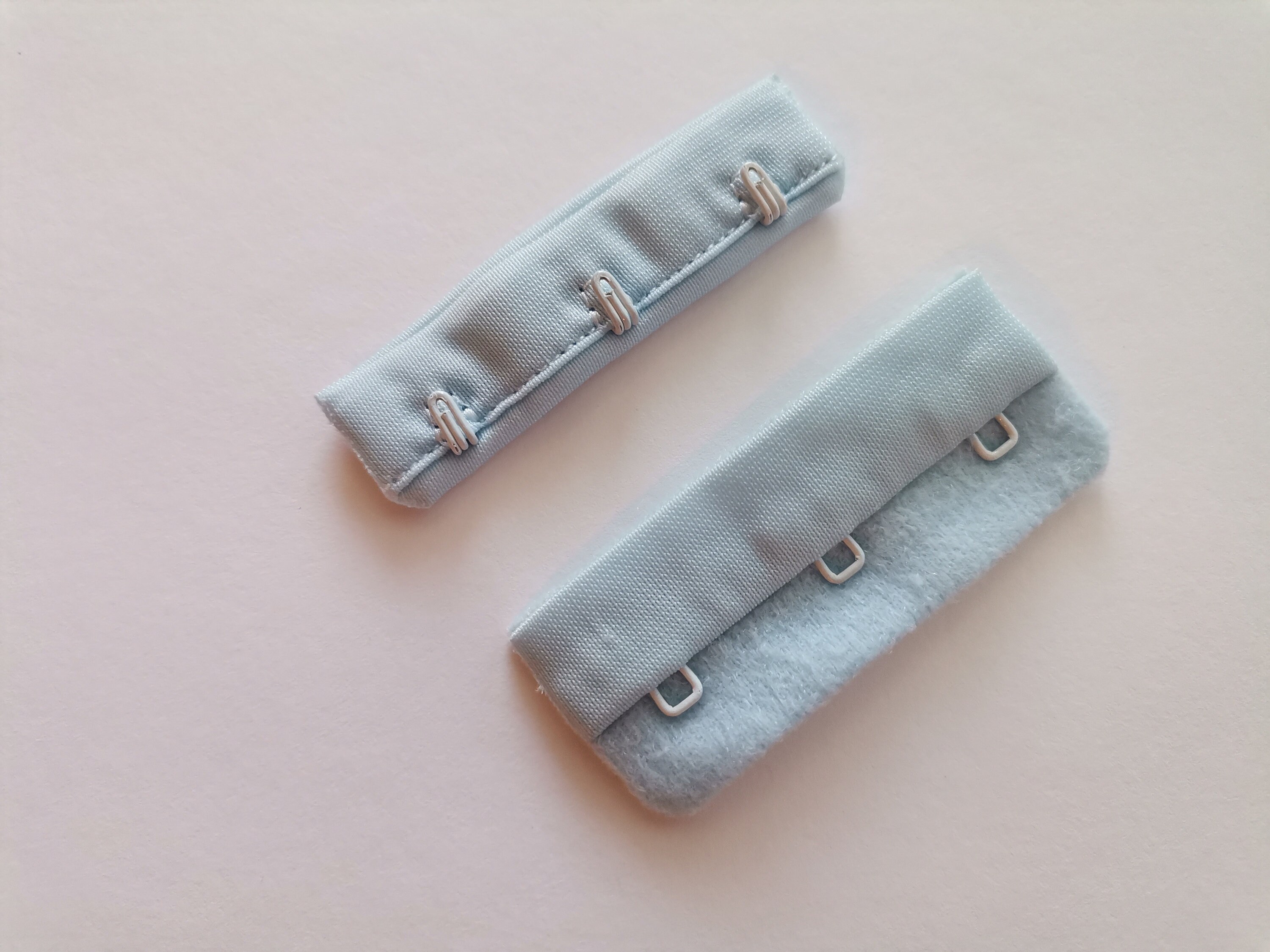 Baby Blue 3 Hook and Eye Bra Closures 0.4 x 1.95 | Etsy