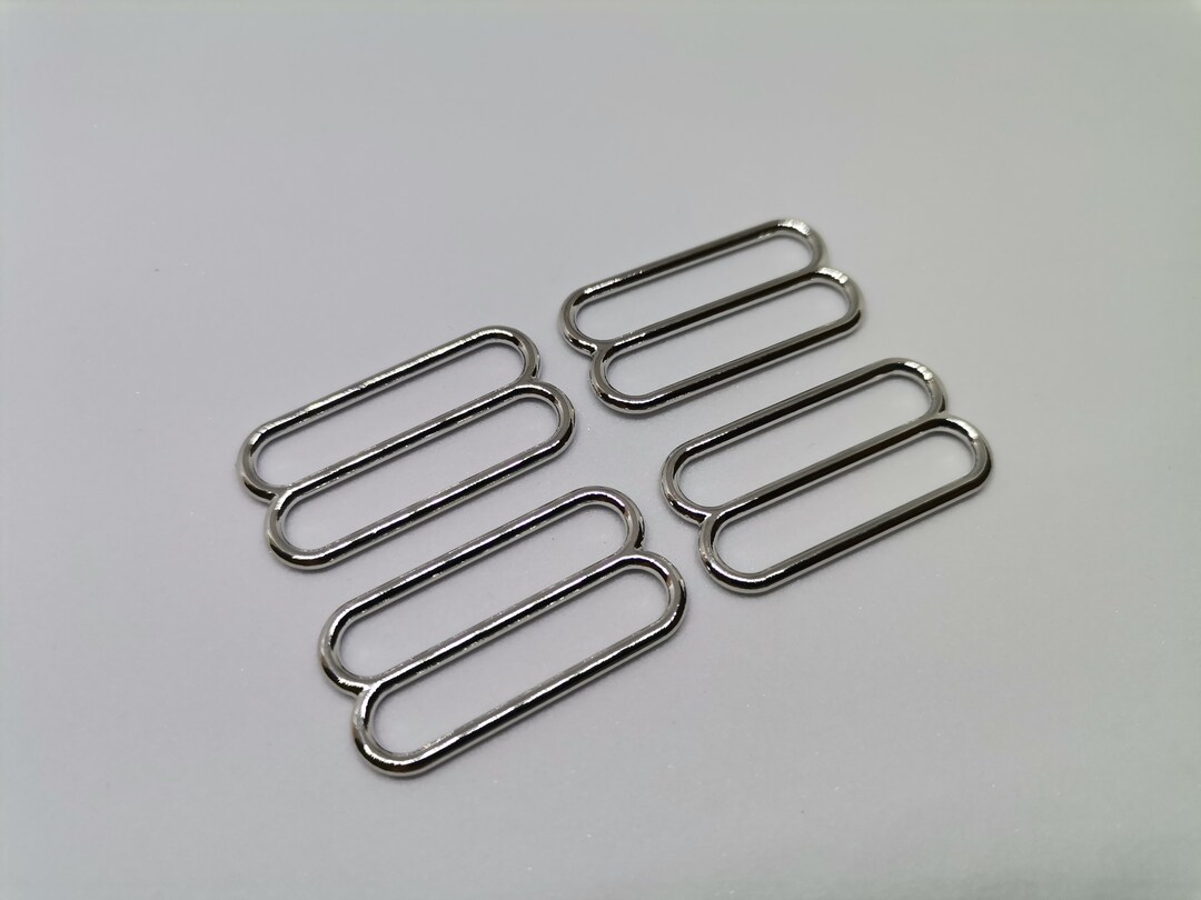 1"(25mm)silver Sliders,bra Strap Adjuster,making,lingerie Sewing ...