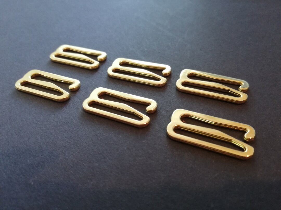 50pcs-3/4"(20mm)-gold G Hooks,bra Strap Adjuster,making,lingerie Sewing ...