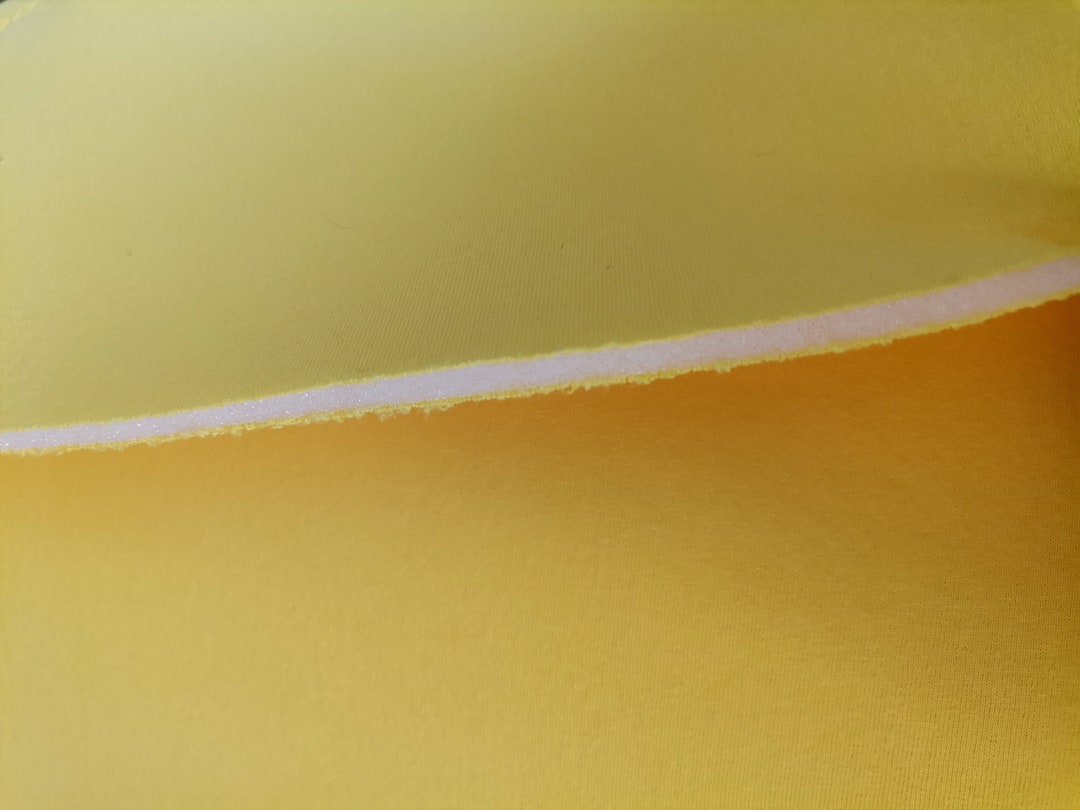 Yellow Sew Bra Foam 1/5"(5mm) Thick 100% Polylaminate,cotton Jersey ...