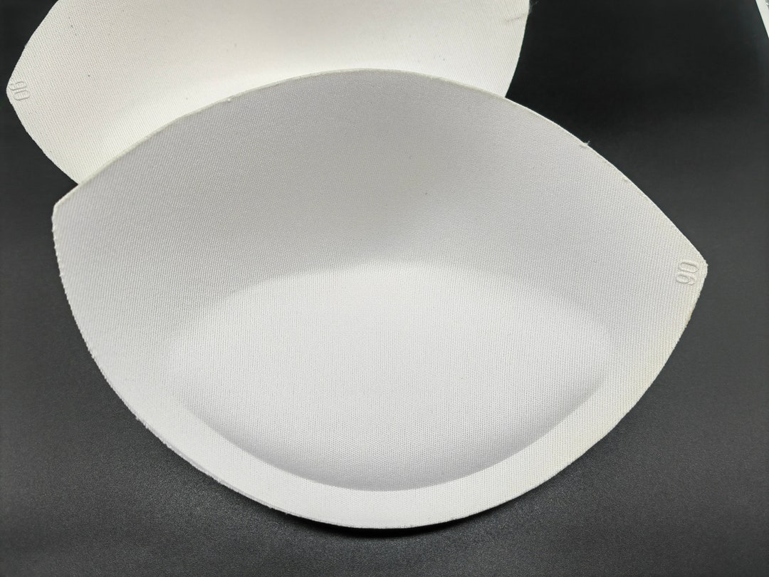 White Foam Bra Insert Pad Push-up Molded Bra Cups,lingerie,dance ...