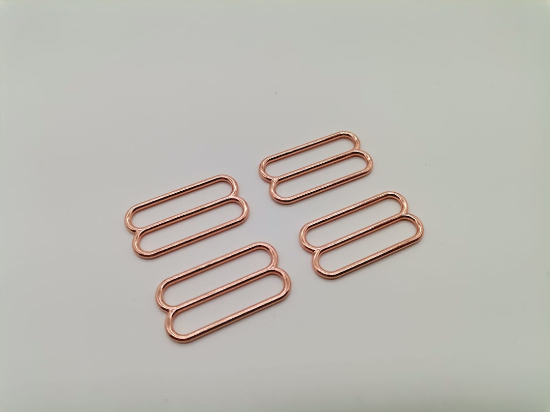 1/25mm Rose Gold Sliders,bra Strap Adjuster,making,lingerie Sewing ...
