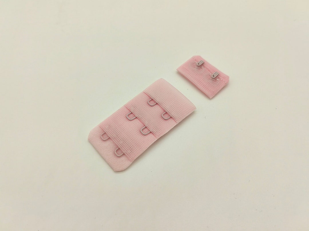 Baby Pink 2 Hook and Eye Bra Closures 1.10" X 2.08" for Bra Making ...