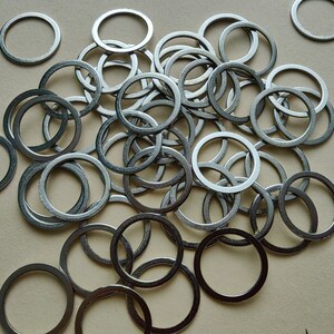 3/8"/10mm-1/2"/12mm Flat Silver Metal Ring,sliders,bra Strap Adjuster ...