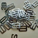 3/8"/10mm-1/2"/12mm Flat Silver Metal Ring,sliders,bra Strap Adjuster ...
