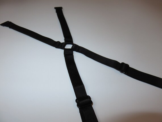 1/2 480mm/12mm Black Satin Plush Back Bra Strap | Etsy