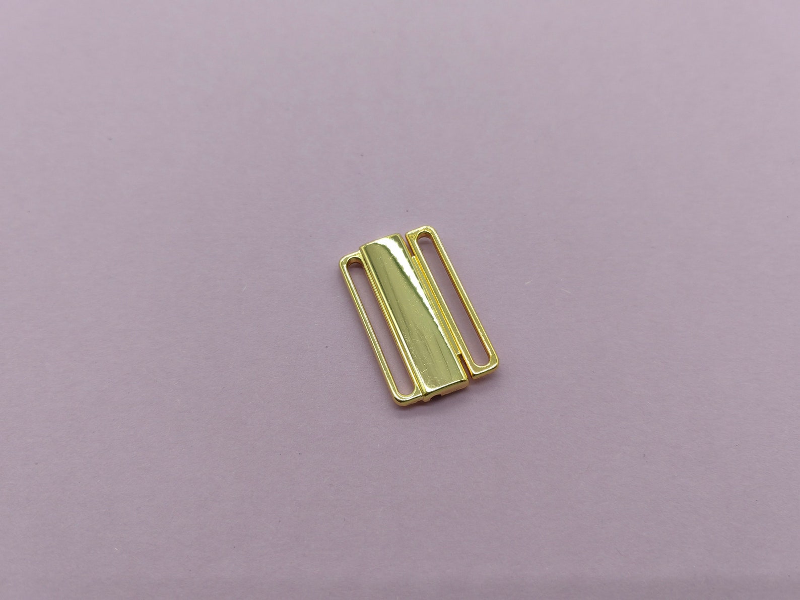 1piece- 1"(25mm) Gold Nickel Free Front Closing Bikini Clasp,clickers ...