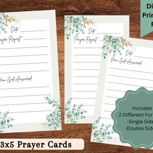 Prayer Cards: Kelly Design - Etsy