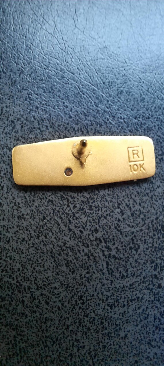 Northrop Grumman 10K Gold Tie Tack 10 Year Service wi… - Gem