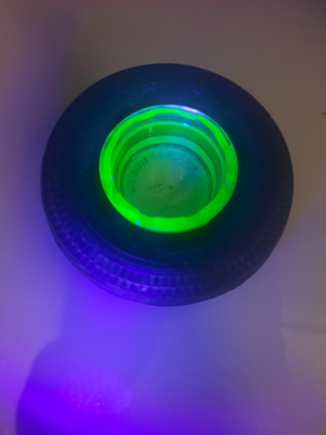 Antique General Popo Uranium Glass & Rubber Tire Advertising Ash Tray ...