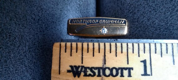 Northrop Grumman 10K Gold Tie Tack 10 Year Service wi… - Gem