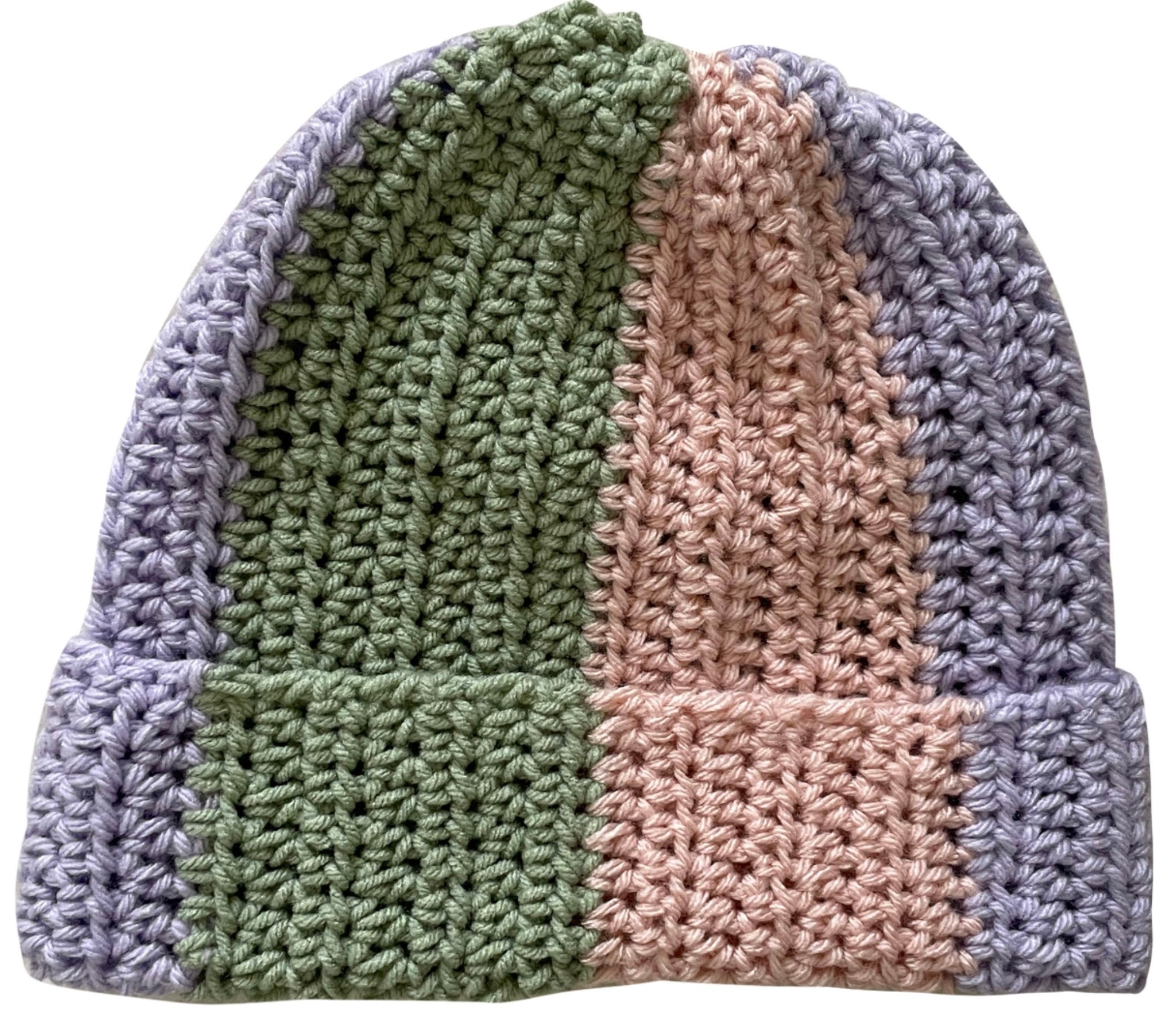 Easy Crochet Pattern, Crochet Hat, Adult Ribbed Beanie - Etsy