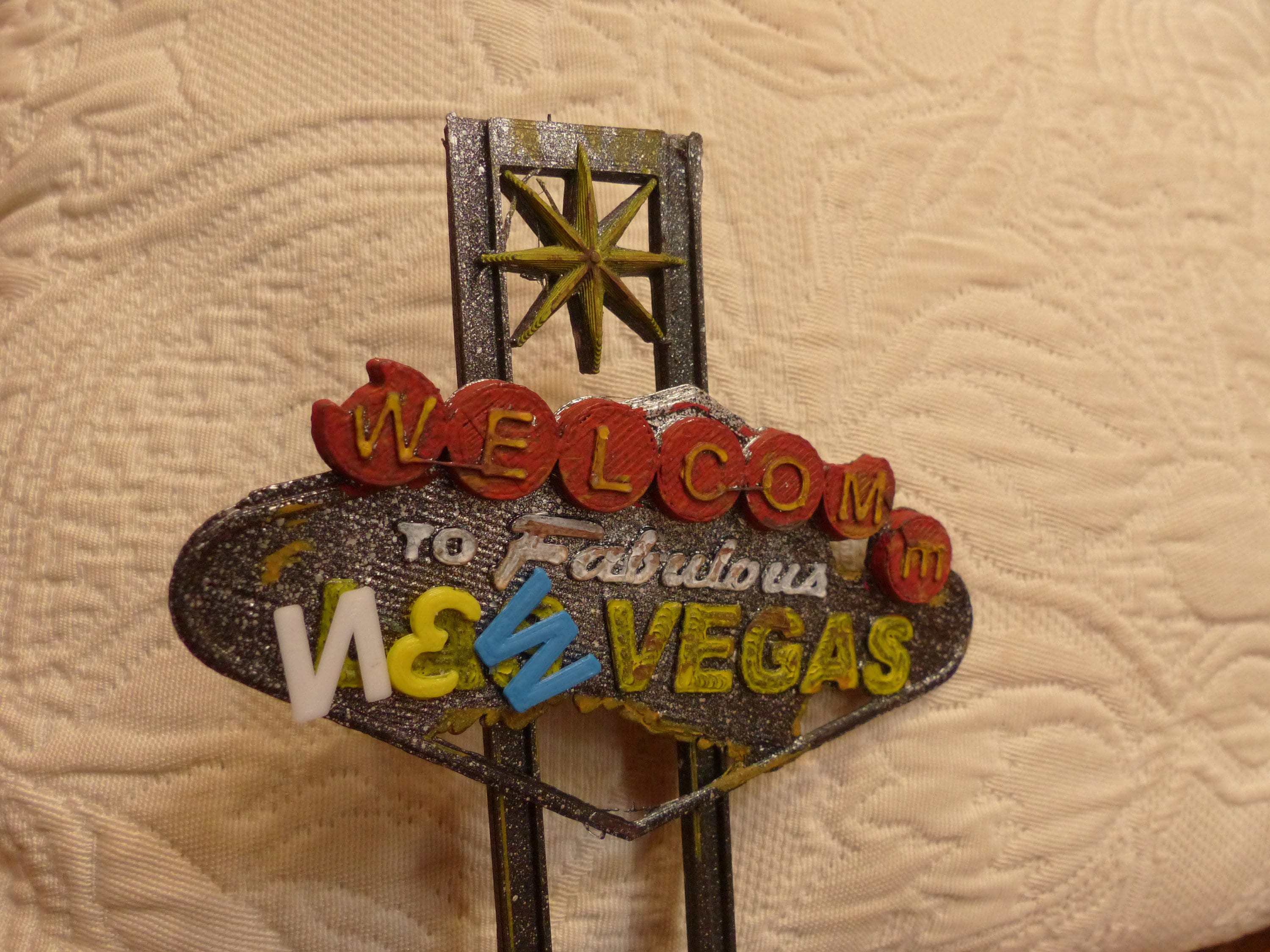 3D printed New Vegas Sign Fallout New Vegas | Etsy