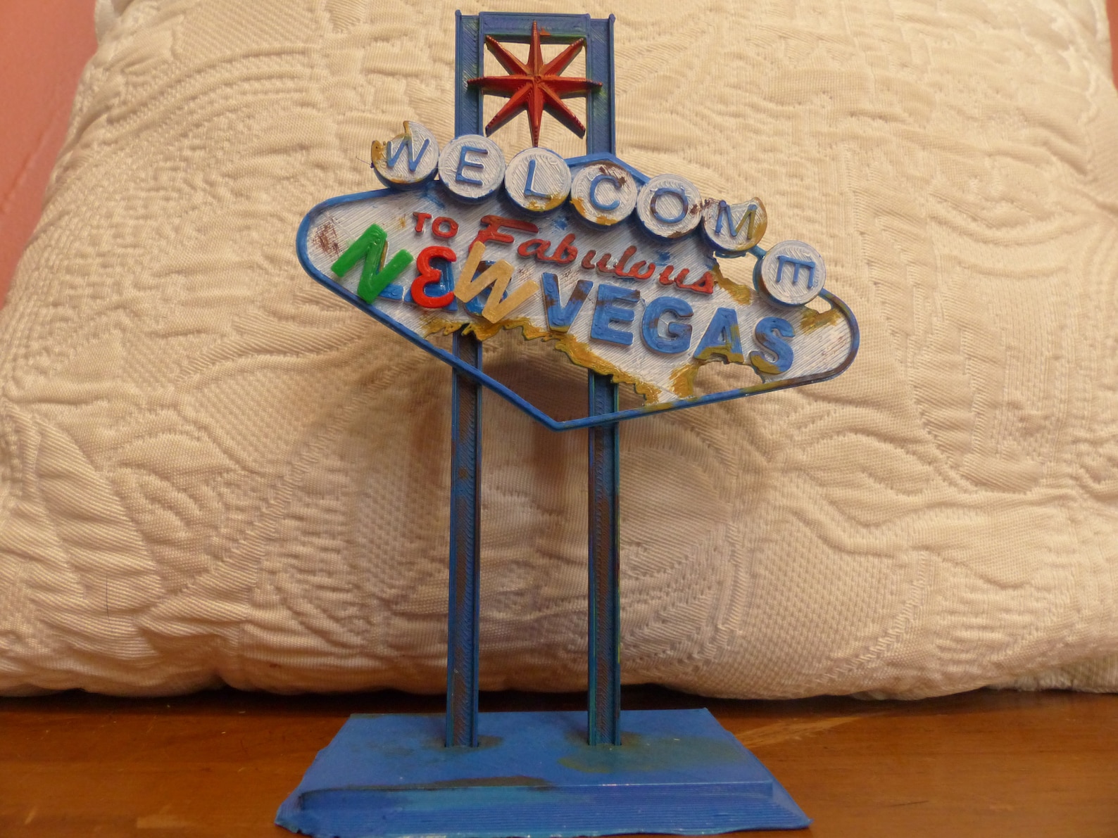 3D Printed New Vegas Sign fallout New Vegas - Etsy