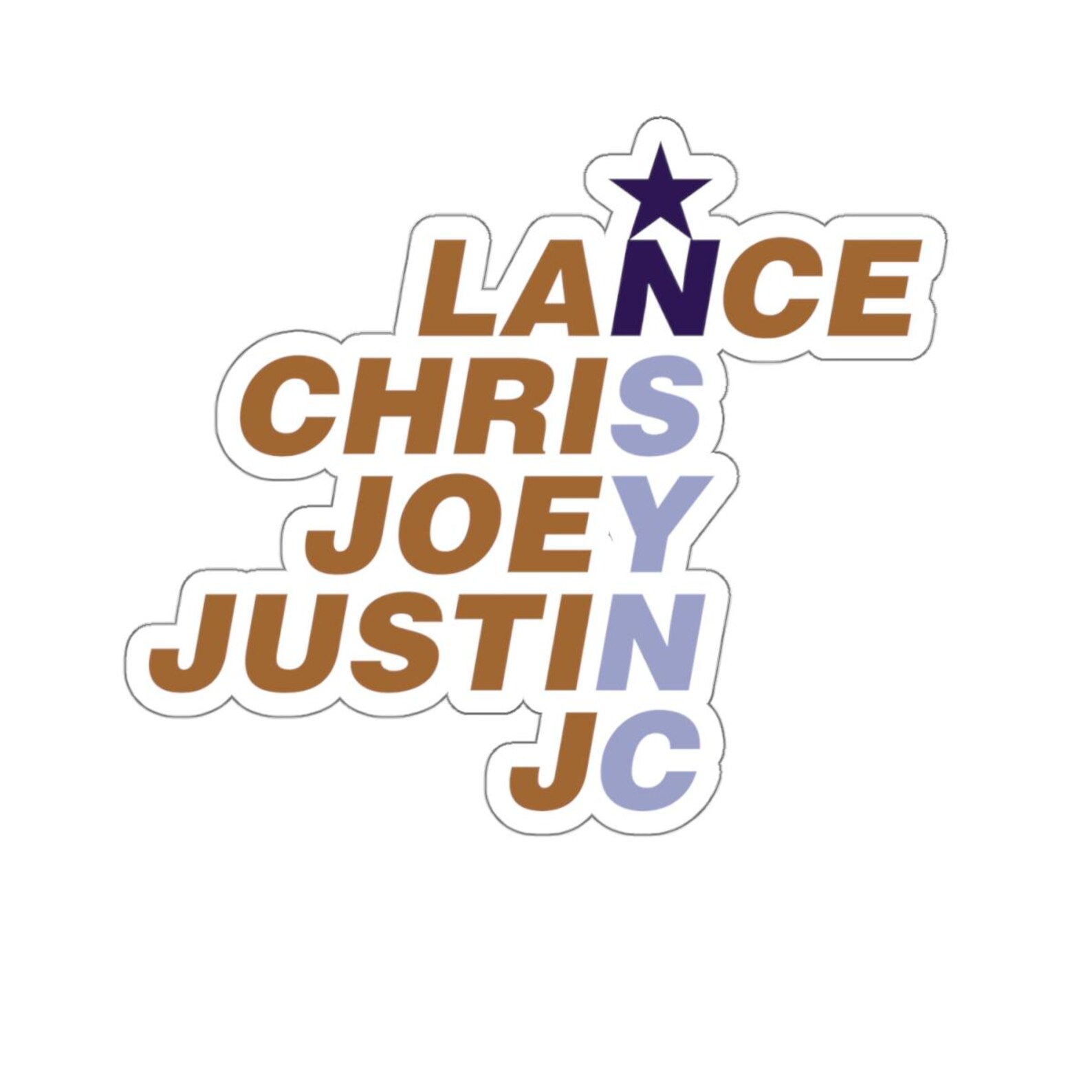 NSYNC Sticker Boy Band Decal NSYNC Reunion Tour 90s Eras Tour Vinyl ...