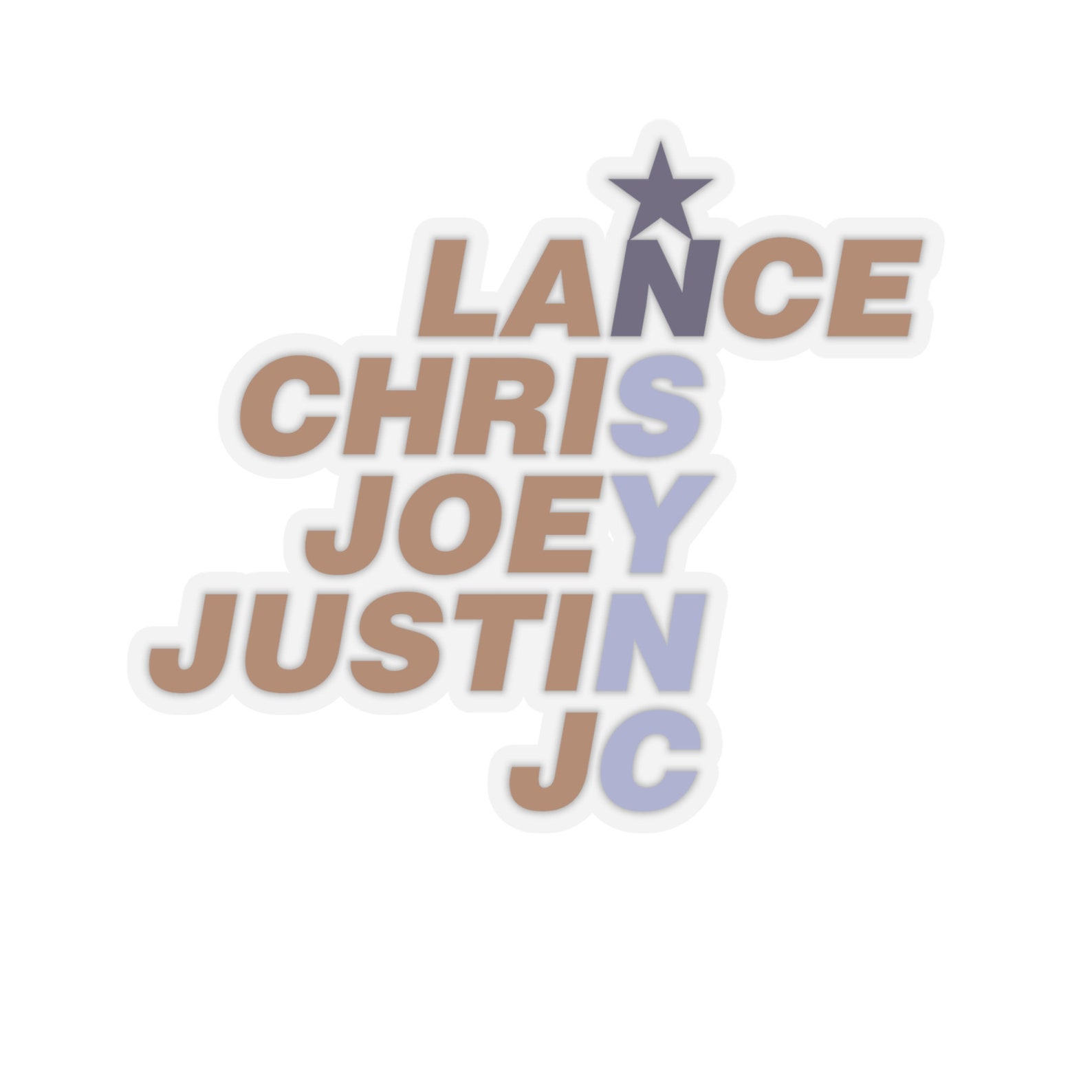 NSYNC Sticker | Boy Band Decal | NSYNC Reunion Tour | 90s Eras Tour ...
