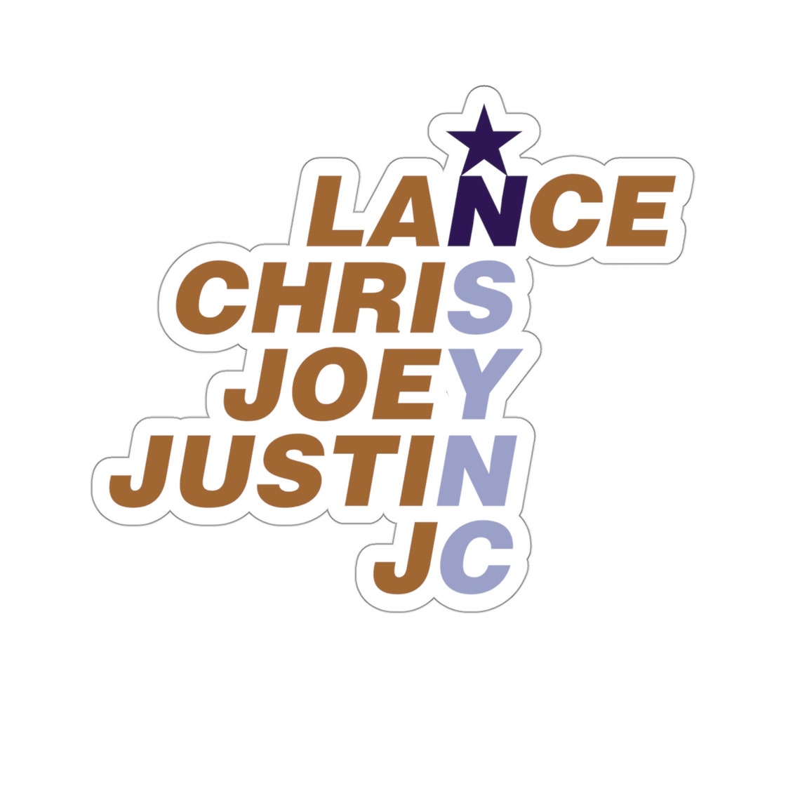 NSYNC Sticker Boy Band Decal NSYNC Reunion Tour 90s Eras - Etsy