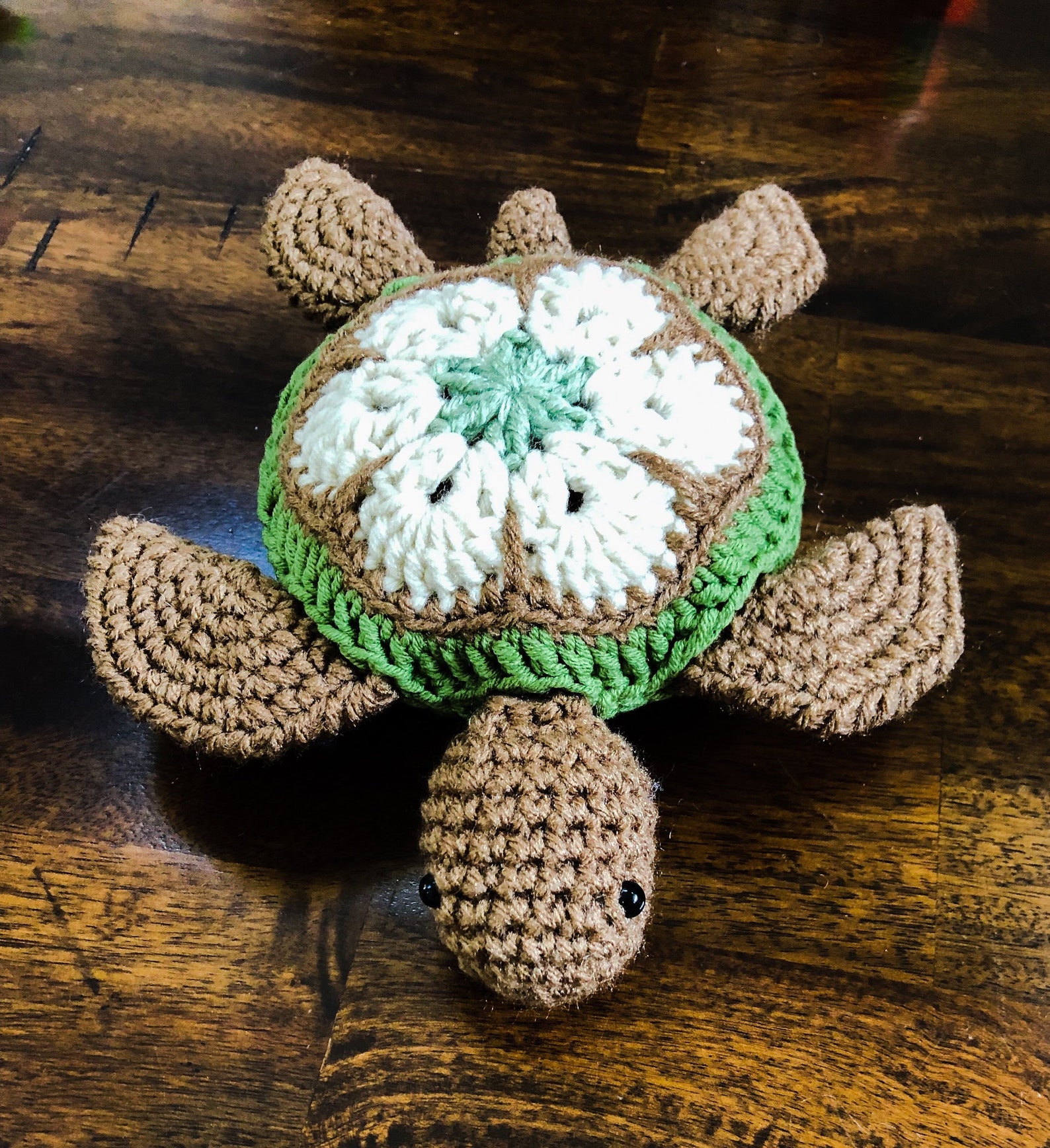 Custom Order for Haley Teal Sea Turtle With a Sunflower - Etsy