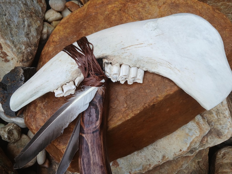 Tribal Hand-made Jaw Bone Axe - Etsy